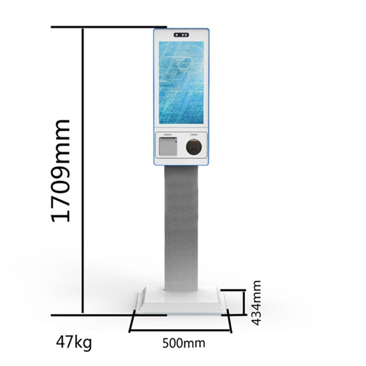 Android Kiosk Ordering System For Restaurants Self Service Ordering Machine