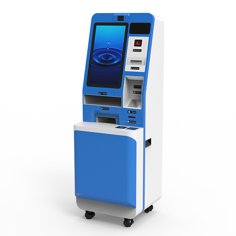 Bank Interactive Atm Machine Self Registration Kiosk Inquiry With A4 ...