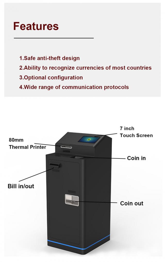 Security Receipt Printer Intelligent Self-service Self Checkout Kiosk