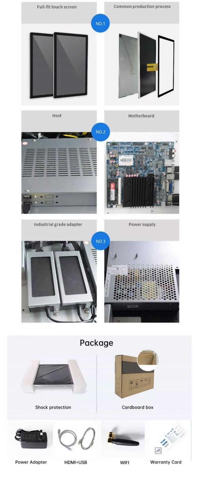 Android Kiosk Ordering System For Restaurants Self Service Ordering Machine