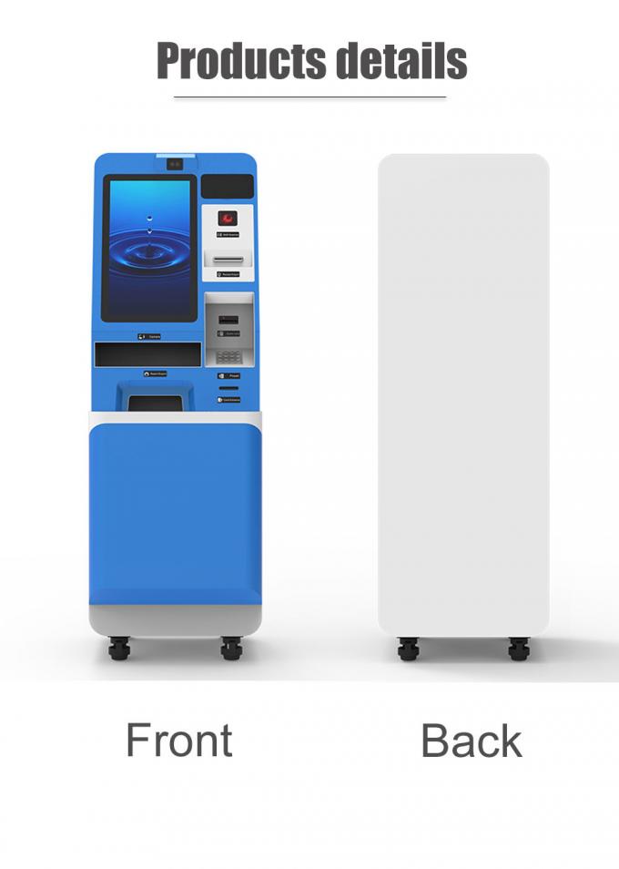 Government Self Payment Kiosk Machine Android All In One Touch Screen Kiosk